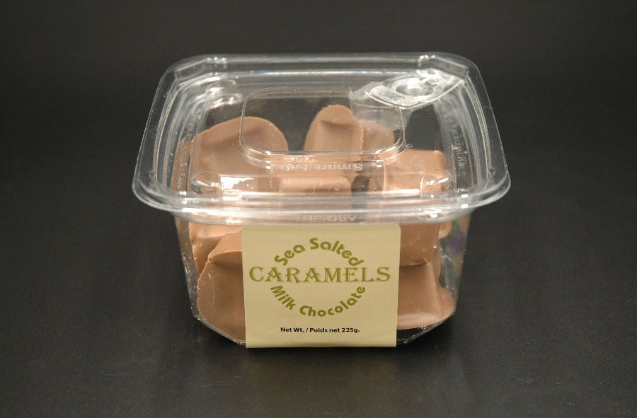 Milk Chocolate Salted Caramels – Waterloo Candies Inc.