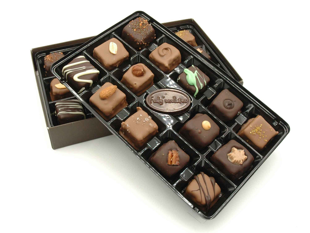 Assorted Fudg'ocolates "Shoe Box" – Waterloo Candies Inc.